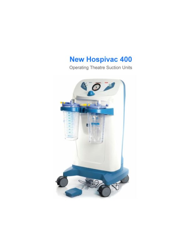 New Hospivac 400 - Operating Theatre Suction Unit