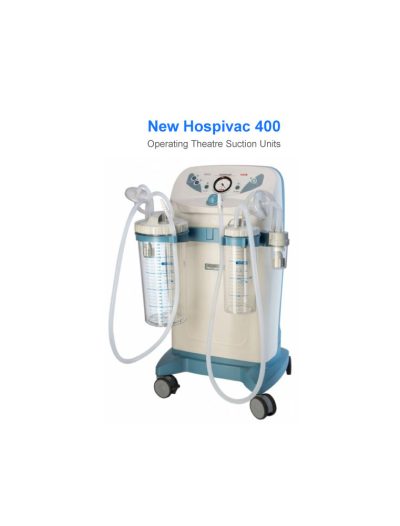 New Hospivac 400 - Operating Theatre Suction Unit - Bionex Medical ...