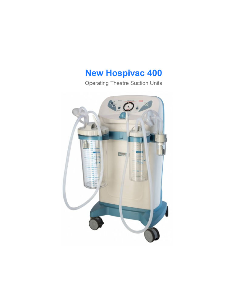 New Hospivac 400 - Operating Theatre Suction Unit