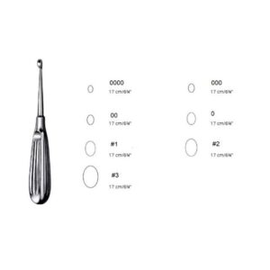 Precise Bone Curette by Sizes for Orthopedic Procedures