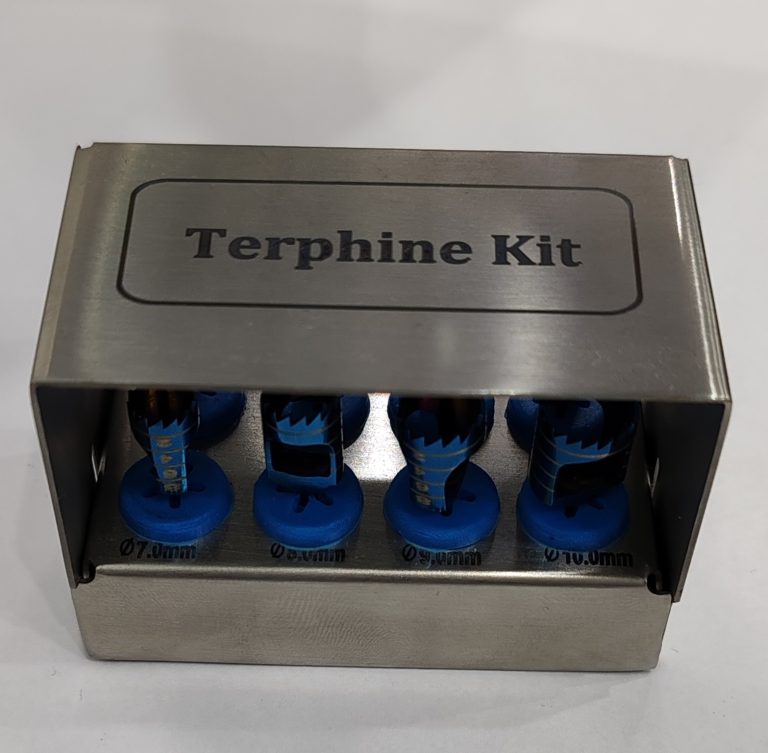 Dental Terphine Drill kit for bone grafting surgery