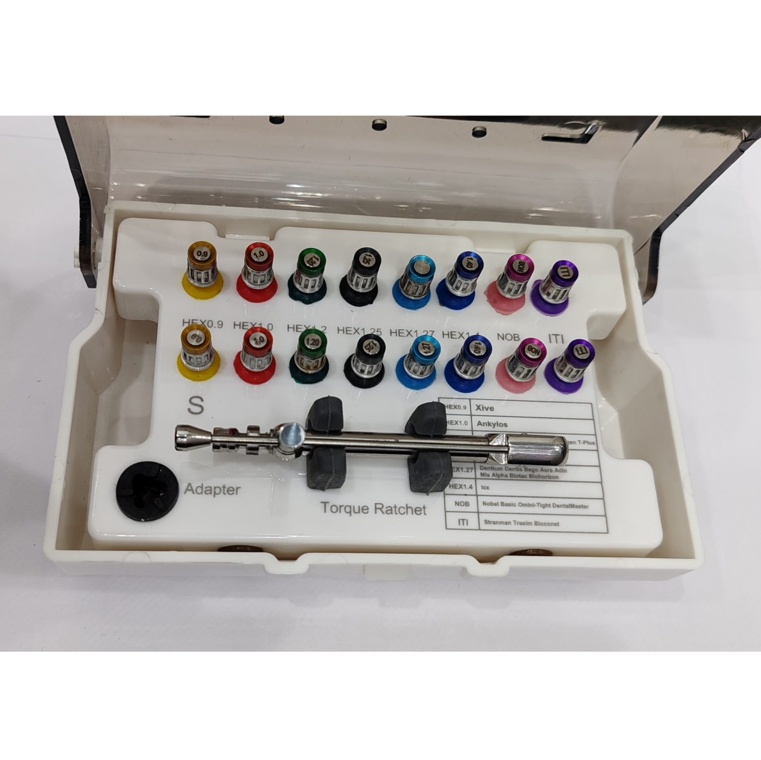 Universal Torque Ratchet Screwdrivers wrench Prosthetic Kit