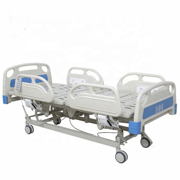 Health shine 5 Function Electric Hospital Bed with Mattress